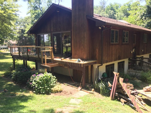 deck stairs and platform