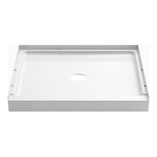 Sterling Guard+ Vikrell Center Shower Receptor, White - Shower Pans And ...