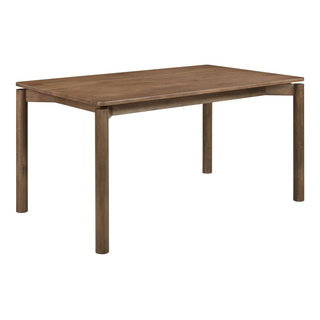 Parkridge 59" Rectangular Dining Table Natural Walnut - Dining Tables - by Gunel | Houzz