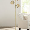 Stylish Metal Based Aged Brass 3-Light Floor Lamp - Contemporary ...
