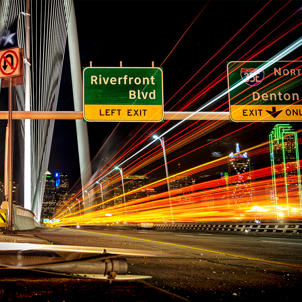 "Texas Freeway Two", 45" x 45" - Contemporary - Metal Wall Art - by JVA ...