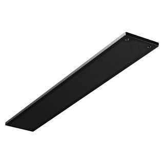 3"x20" Logan Hidden Support Steel Bracket, Hammered Black, 3"Wx20"D (16 ...