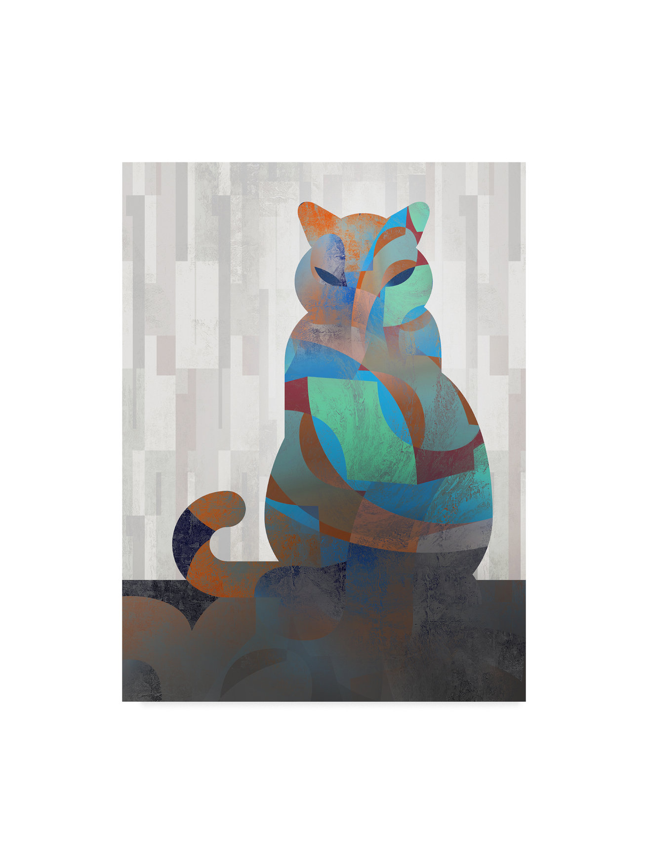 Greg Simanson 'Cats Meow' Canvas Art, 19"x14" - Contemporary - Prints ...