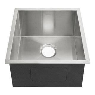 Tourner 14 x 18 Stainless Steel, Single Basin, Undermount Kitchen Sink ...
