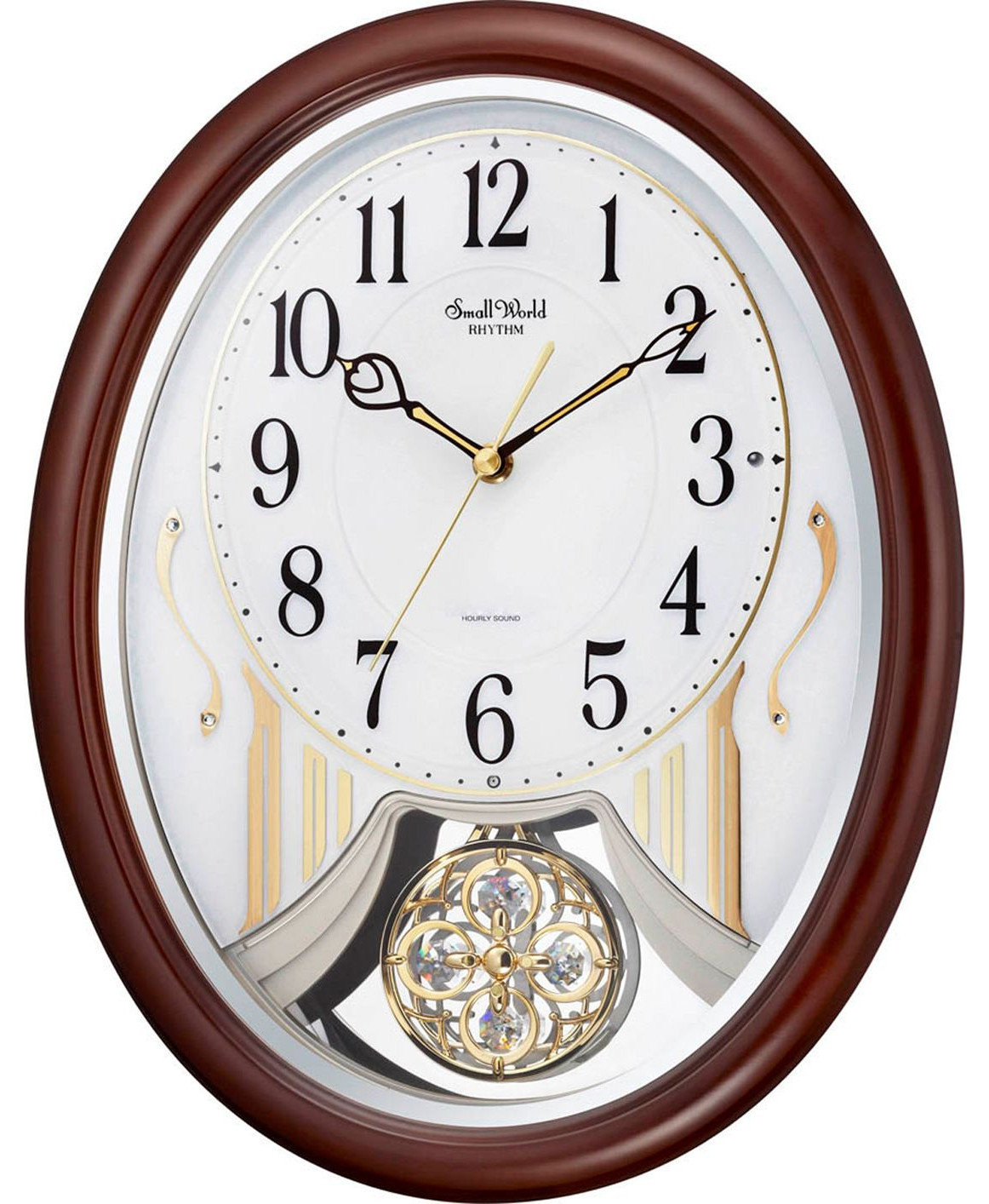 Winterhall Musical Motion Wall Clock by Rhythm - Contemporary - Wall ...