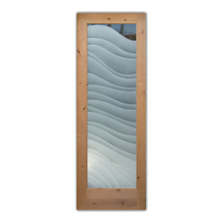 Interior Prehung Door or Interior Slab Door - Dreamy Waves - Primed ...