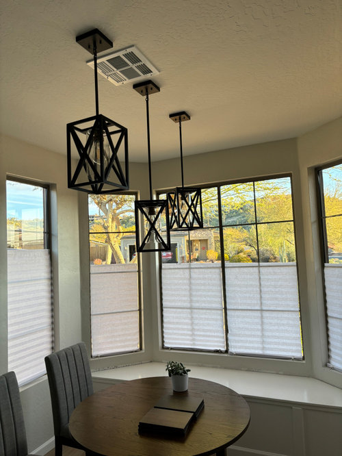 Height of pendant lights over dining table | Houzz Forum