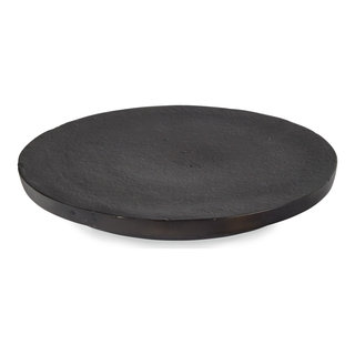 Smooth Metal Round Platter - Industrial - Decorative Plates - by BoBo ...