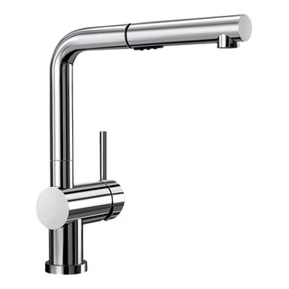 Linus Dual Spray Pullout Chrome - Contemporary - Kitchen Faucets - by ...