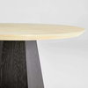 Lamu Dining Table, Natural and Black - Transitional - Dining Tables ...