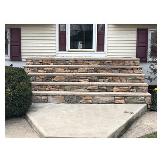 Front Steps Stone Veneer - New York - by Tribeca Masonry | Houzz