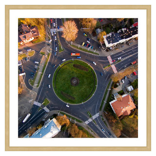 "Roundabout" Framed Painting Print by Karolis Janulis, 32x32 ...