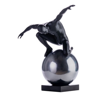 Equilibrium and Control Resin Handmade Sculpture - Contemporary ...