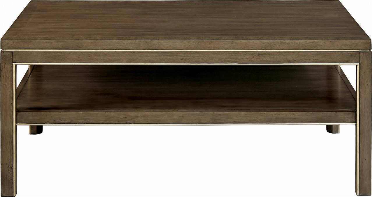 Traditional Smoke Finish Tier Cocktail Table - Transitional - Coffee ...