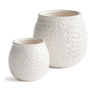 Nereus Pot Set of 2 - Transitional - Indoor Pots And Planters - by Napa ...