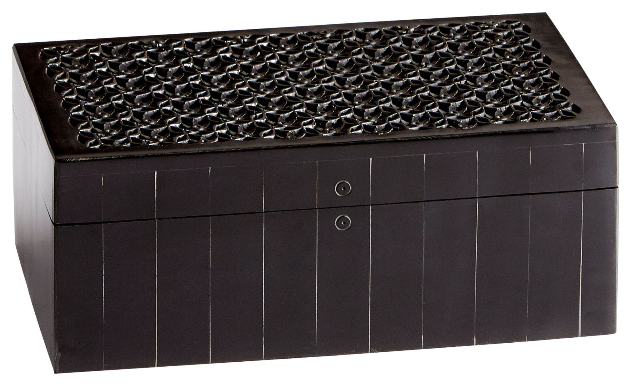 Magnolia Container #1, 8" W x 5" D x 3.25" H - Transitional - Jewelry ...