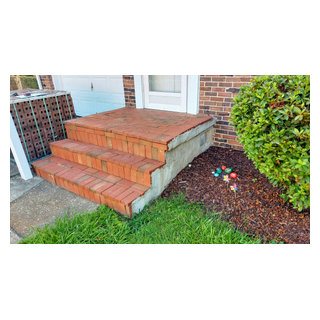 Step Rebuild -- Complete demo & rebuild of masonry steps - Exterior ...