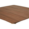 Square Mid-Century Modern Wood Dining Table in Walnut - Midcentury ...