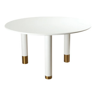 Rick's Cafe Round Dining Table - Transitional - Dining Tables - by Tom ...