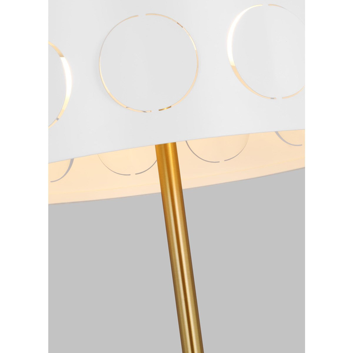 Kate Spade Dottie 2-Light Desk Lamp KST1002BBS1, Burnished Brass ...
