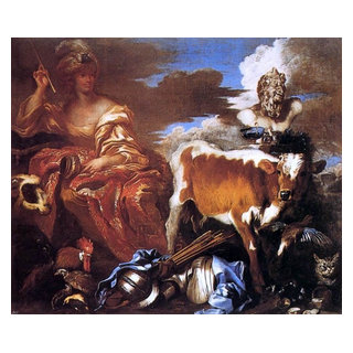 Giovanni Benedetto Castiglione Circe, 20"x25" Wall Decal Print, 20x25 ...