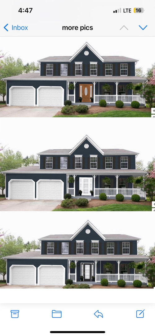 Riviera Dusk (Navy) Siding-Help with shutters and door!