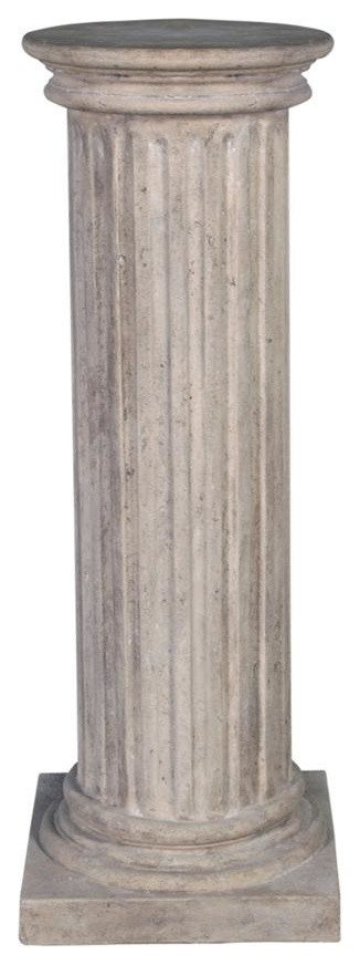 Large Greek Fluted Plinth - Traditional - Garden Statues And Yard Art ...