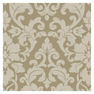 Stripes And Damasks, Classic Damask Stripes Wallpaper, Sample ...