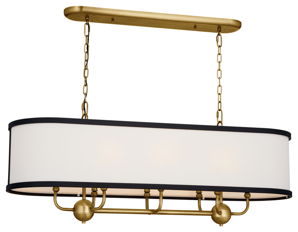 Kichler Heddle Eight Light Linear Chandelier - Transitional - Kitchen ...