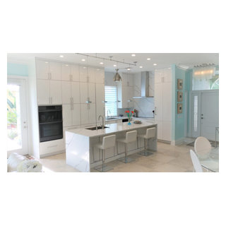 White Acrylic Kitchen - Stuart - Modern - Kitchen - Other - by Kitchen ...