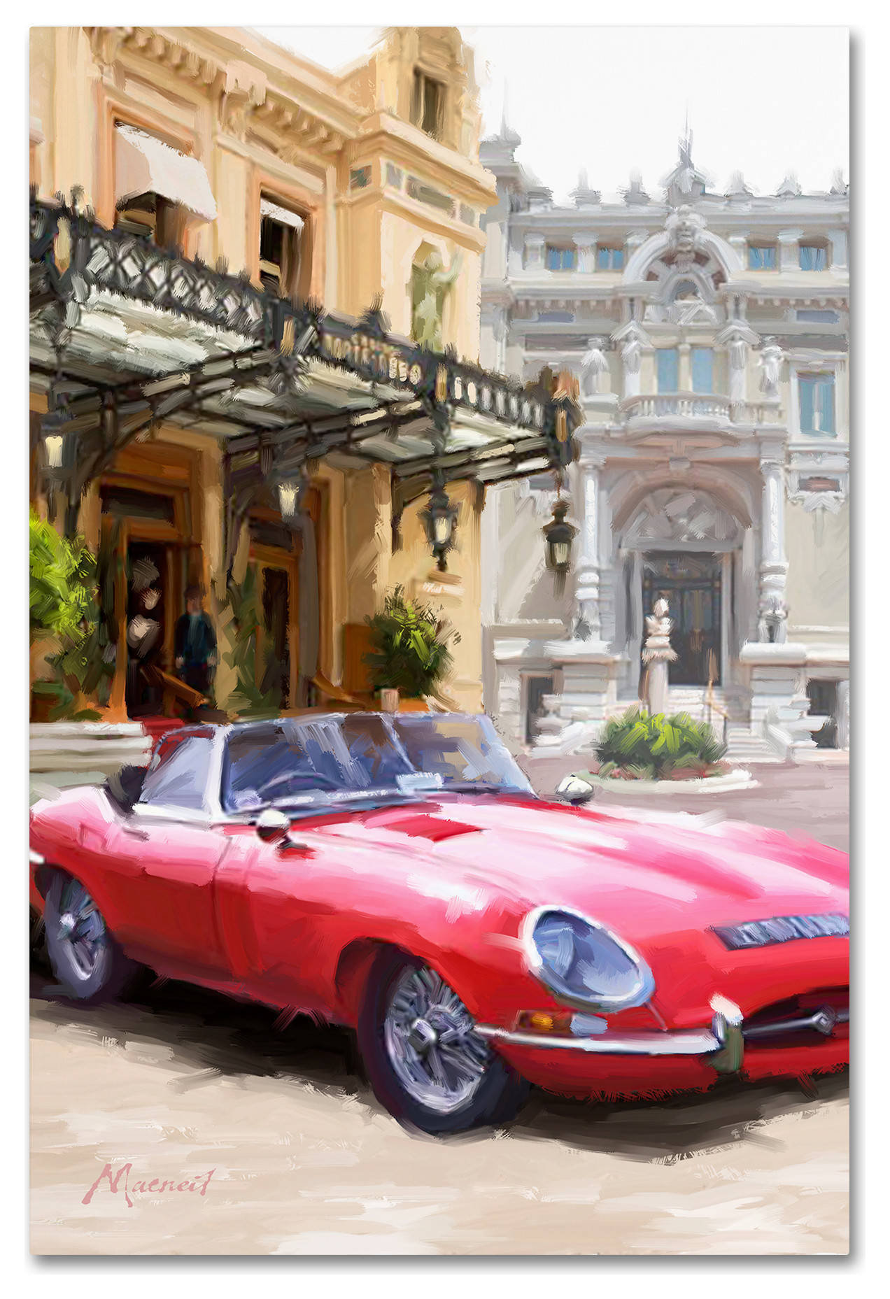 The Macneil Studio 'Monte Carlo' Canvas Art, 30"x 47" - Contemporary ...