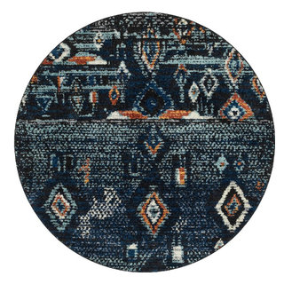 Contemporary Radiance Area Rug, Round 7' - Contemporary - Area Rugs ...