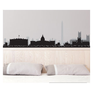 Washington DC Skyline Vinyl Wall Decal or Car Sticker SS081EY, 120 in ...
