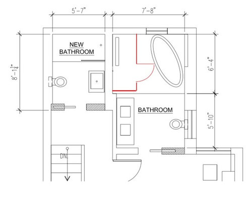 Help with bathroom layout (includes steam shower)