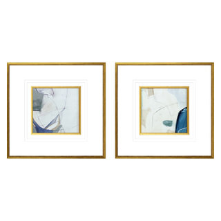 Merging Artwork, 2-Piece Set - Contemporary - Prints And Posters - by ...