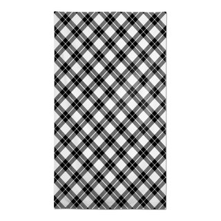Black Plaid 58 x 102 Outdoor Tablecloth, 58 x 102 - Rustic ...