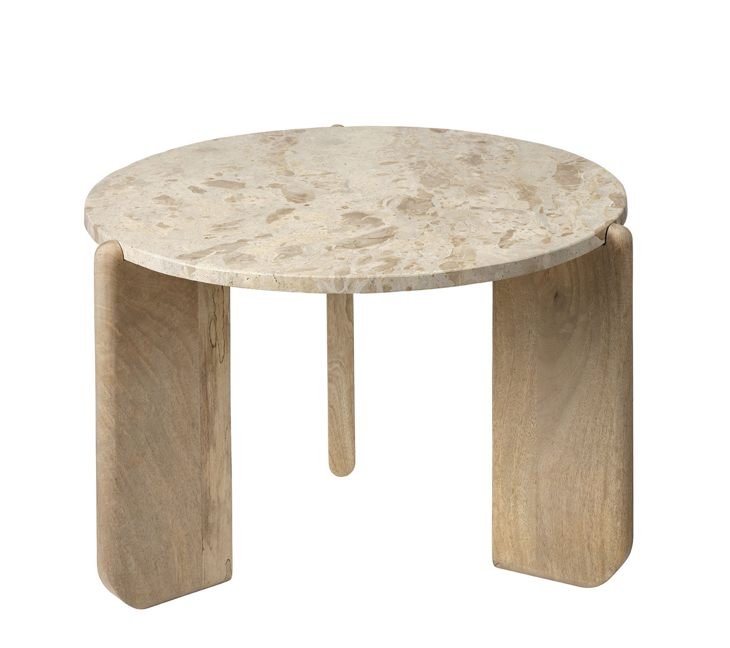 Quarry Wood and Tendua Stone Coffee Table - Transitional - Coffee ...