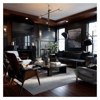 Man Made - Bold Living Room Ideas for the Stylish Gentleman - Living ...