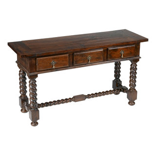 3 Drawer Console Table - Traditional - Console Tables - by Orchard ...