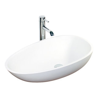 Badeloft Stone Resin Countertop Sink - Contemporary - Bathroom Sinks ...