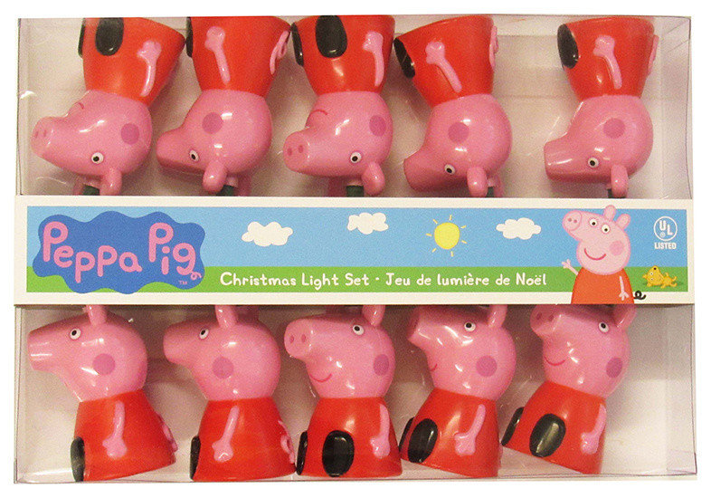 UL 10-Light Peppa Pig Light Set - Contemporary - Holiday Lighting - by ...