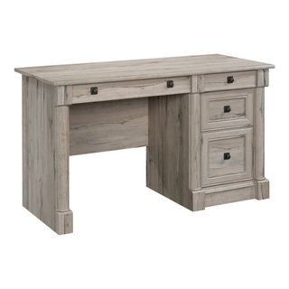 Sauder Palladia Engineered Wood Computer Desk in Vintage Oak ...