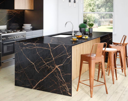 Electrical Outlets on the waterfall island