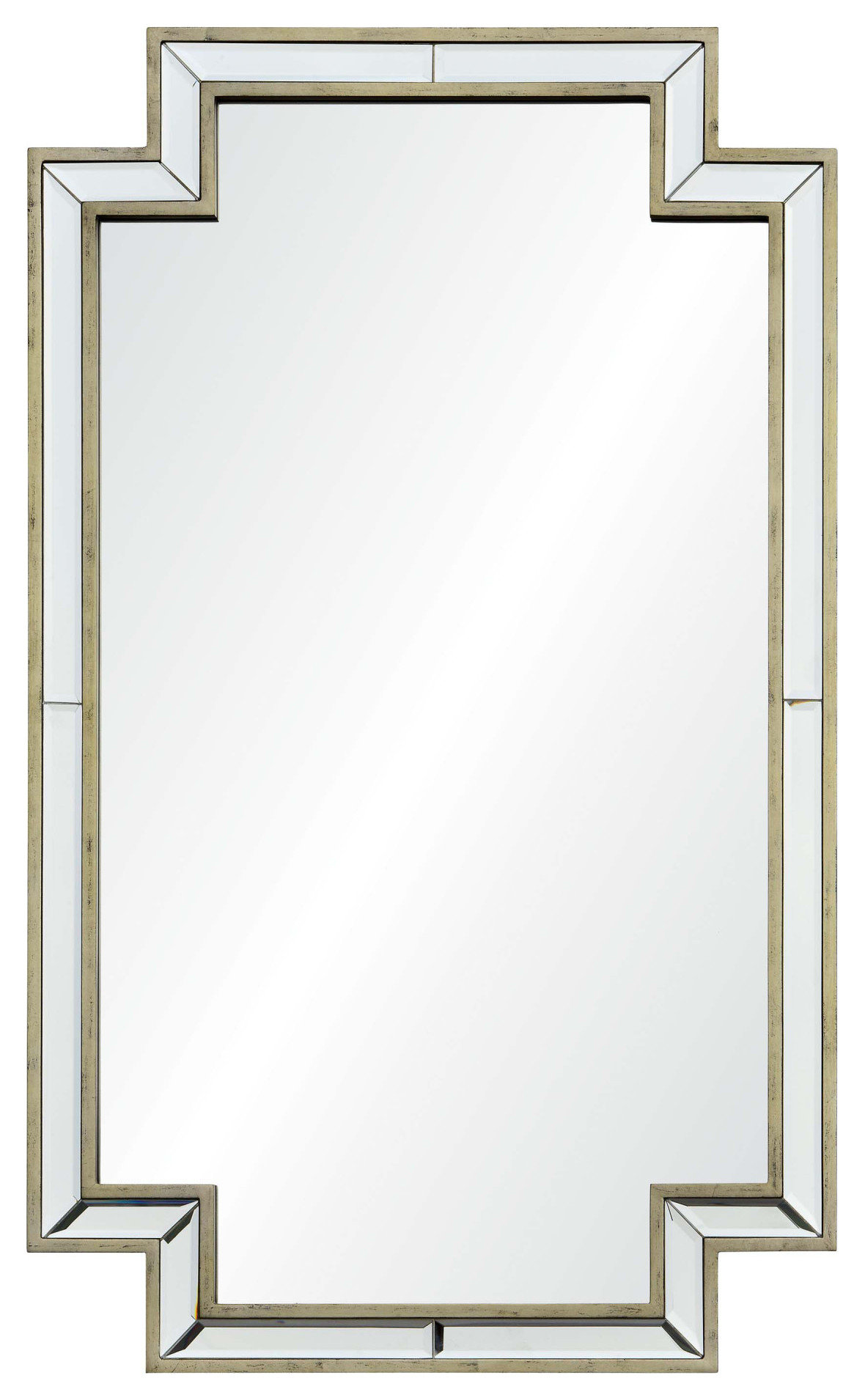 Ren Wil MT2071 Raton 24" W x 40" H Rectangular Wood Framed ...