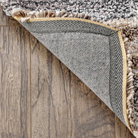 Hand-Tufted Striped Shaggy Plush Shag Rug, 9'x12' - Contemporary - Area ...