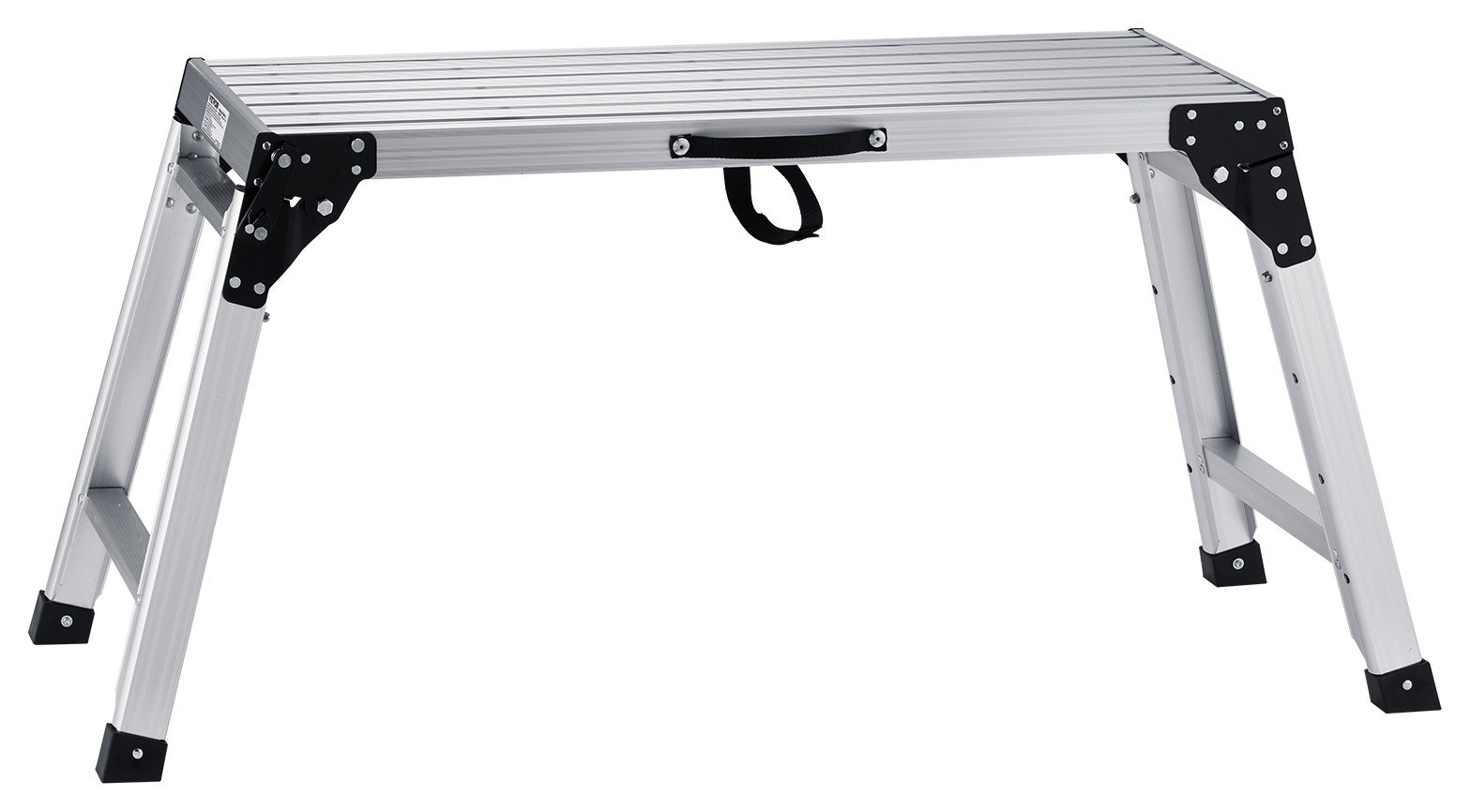 VEVOR Aluminum Folding Work Platform Non-slip Bench 330 lbs Adjustable ...