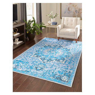 Unique Loom Renaissance Roma Area Rug, 5' 3 x 8' 0 Rectangular ...