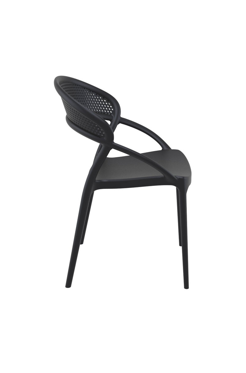 Compamia Sunset Dining Chair Black, Set of 2 - Transitional - Outdoor ...