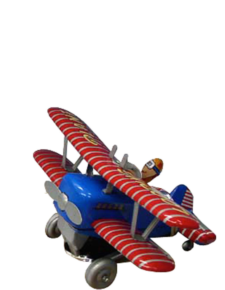Collectible Tin Acrobatic Plane Toy - Contemporary - Kids Toys And ...