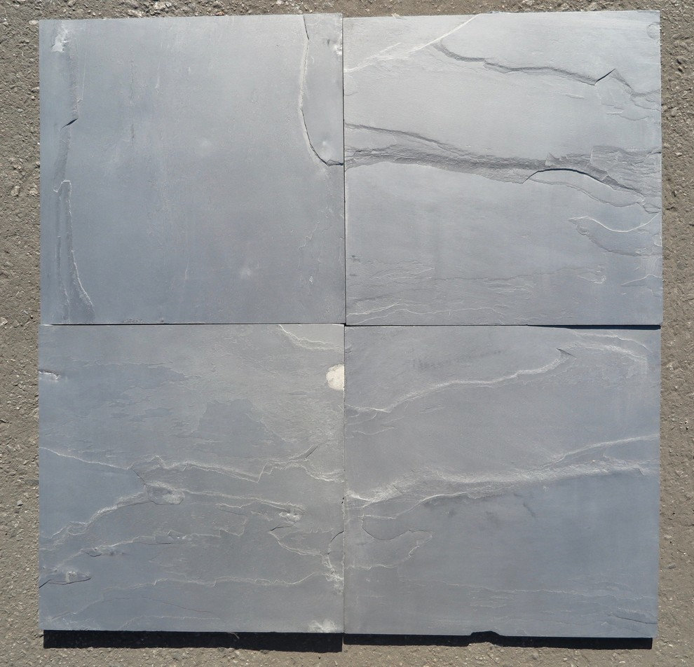 Black Slate Slate Tiles, Natural Cleft Face, Gauged Back Finish, 12"x12 ...